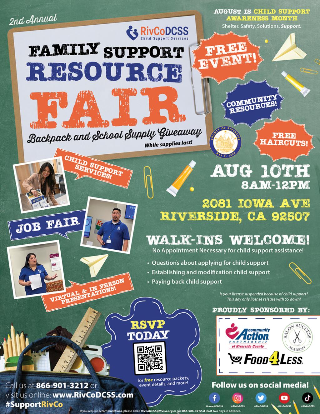 Family Support Resource Fair and Backpack Giveaway! | Community Action ...